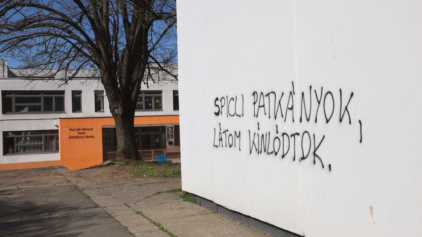 Graffitik az iskola mellett - most már semmi sem szent?