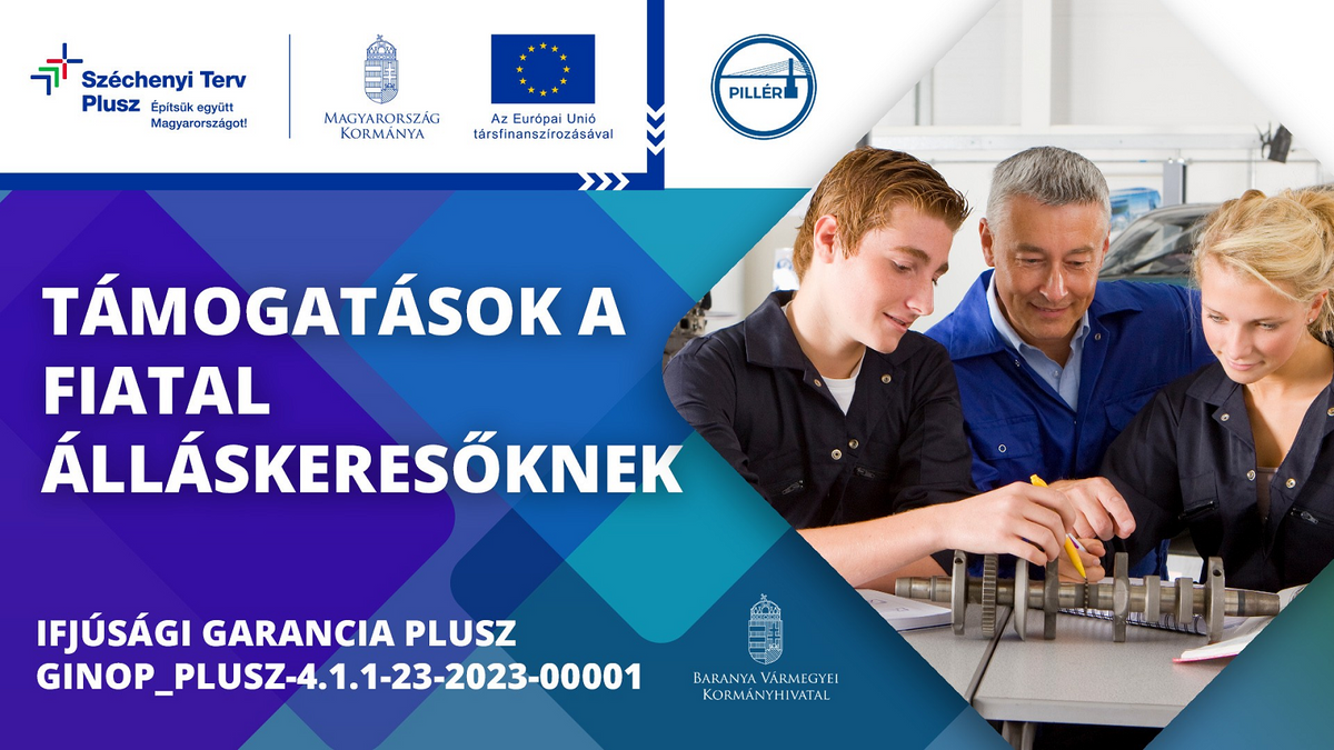 Baranyában már több mint ezerötszáz fiatal munkához jutását, képzését ...