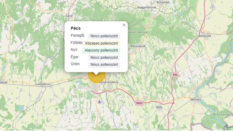 Pollenterhelés Pécsen: ezt kell tudniuk most az allergiásoknak